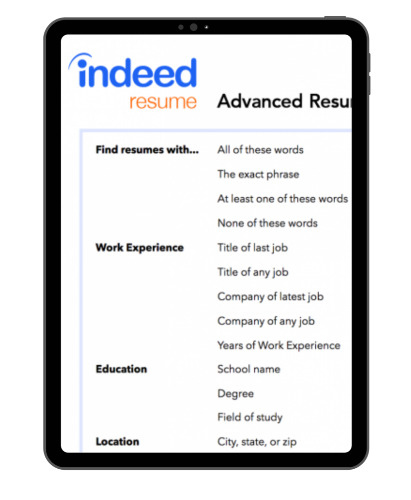 How to Search for Qualified Candidates on Indeed Resume